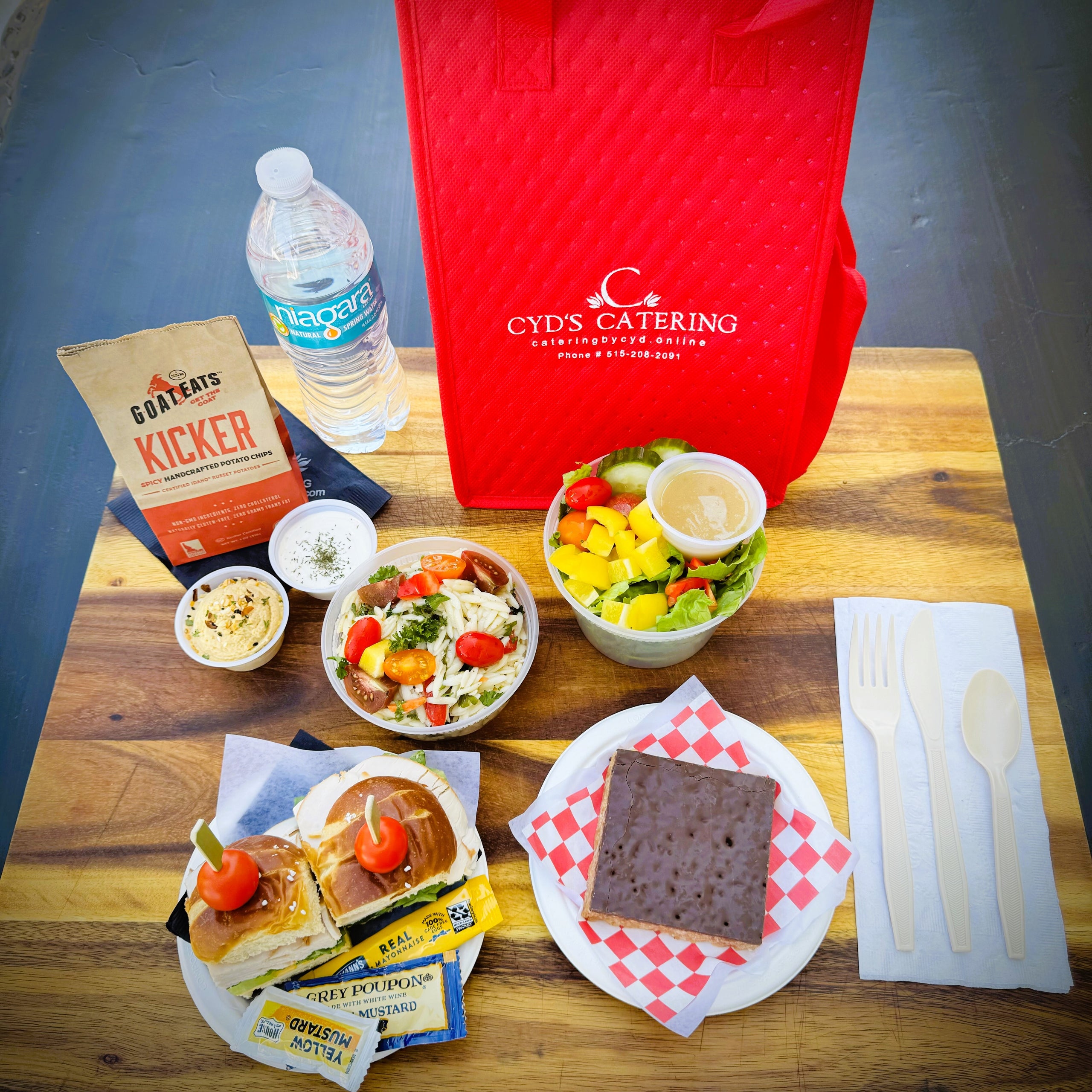 Deluxe Bagged Lunch | Cyd's Catering
